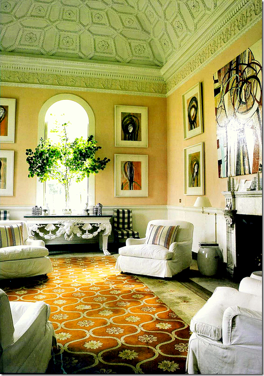 antique french living: Bellamont Forest: Palladian Villa in Ireland